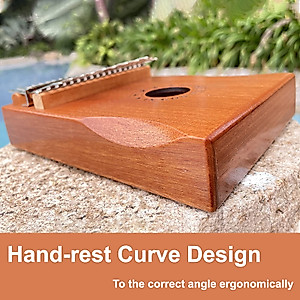 Kalimba Thumb Piano 17 Keys Musical Instruments, Mbira Finger Piano Gifts for Kids and Adults Beginners