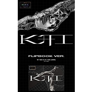 SM Ent. Kai EXO - (开) FLIP Book Ver. (1st Mini Album) Album+Extra Photocards Set, Gold, SMK1207