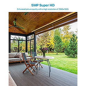 ZOSI 5MP 3K Add-on Security Dome POE Camera, 2880 x 1620 Indoor Outdoor IP Camera, 80ft Night Vision, 3.6mm Lens, 95°View Angle, IP66 Weatherproof (Only Work with Our PoE NVR)