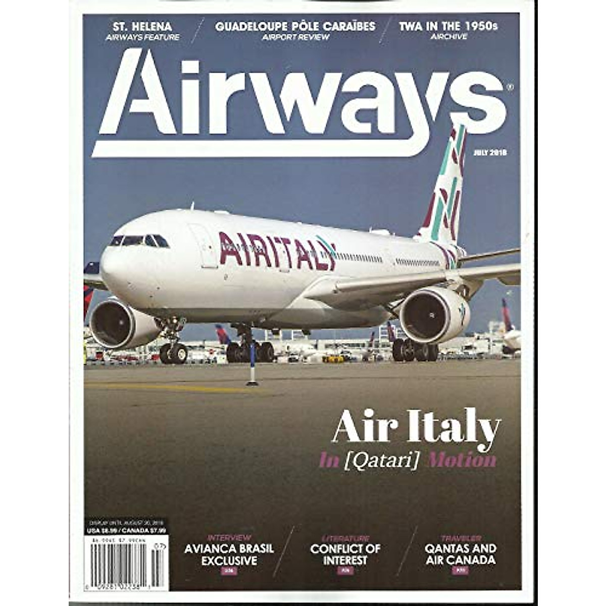 AIRWAYS MAGAZINE, AIR ITALY IN QATARI MOTION, JULY 2018, VOL. 25, NO.05, 269 ~