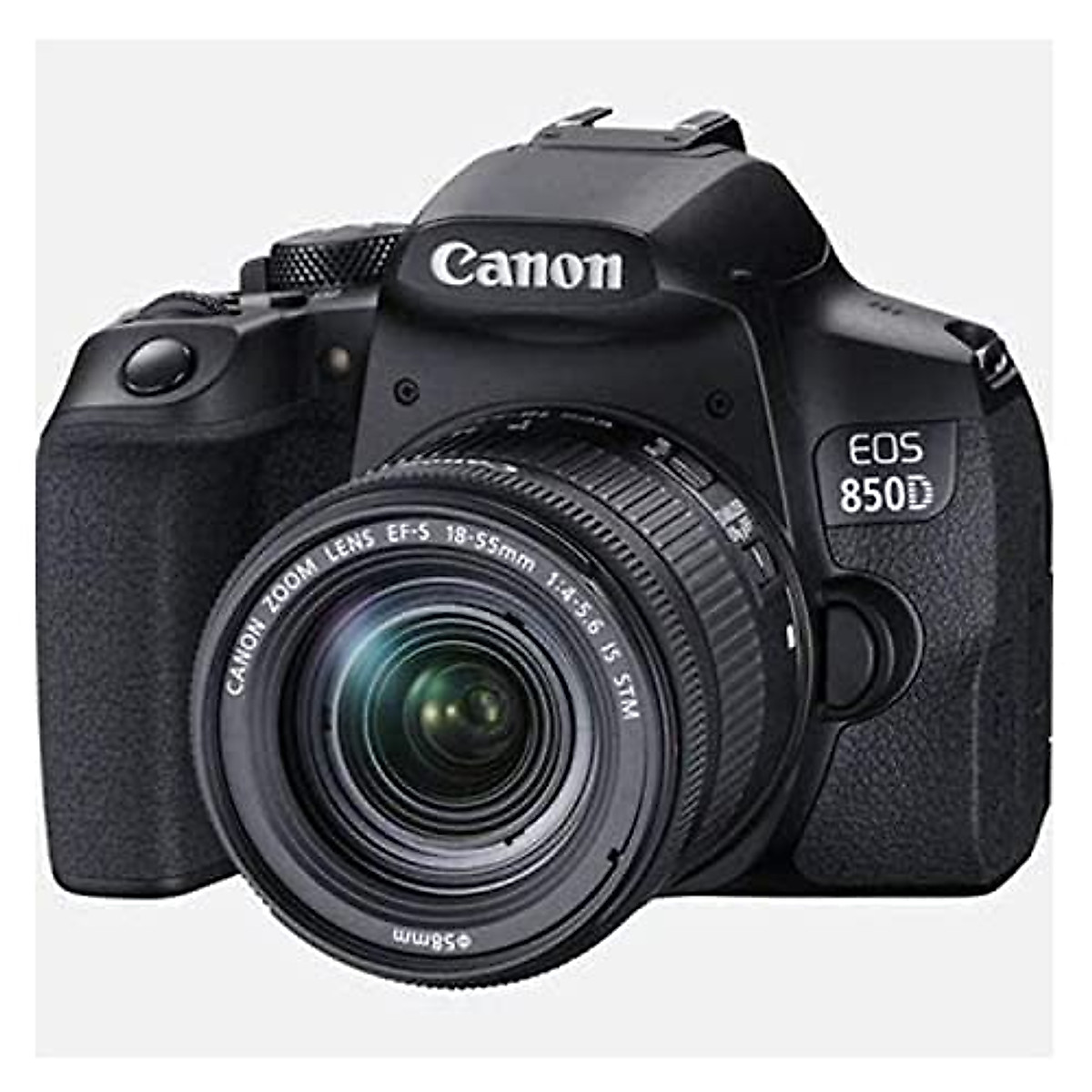 Canon EOS 850D (Rebel T8i) DSLR Camera w/EF-S 18-55mm F/4-5.6 Zoom is STM Lens + 420-800mm f/8.3 HD Telephoto Zoom Lens + 2X 64GB Memory + Hood + Case + Filters + Tripod + More (35pc Bundle)
