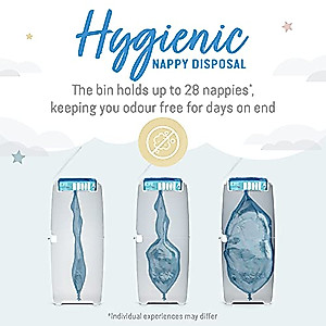 Angelcare Nappy Disposal System with 1 Refill