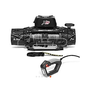 Smittybilt 98695 - Xrc Gen3 9.5K Comp Series Winch with Synthetic Cable - Not Vehicle Specific