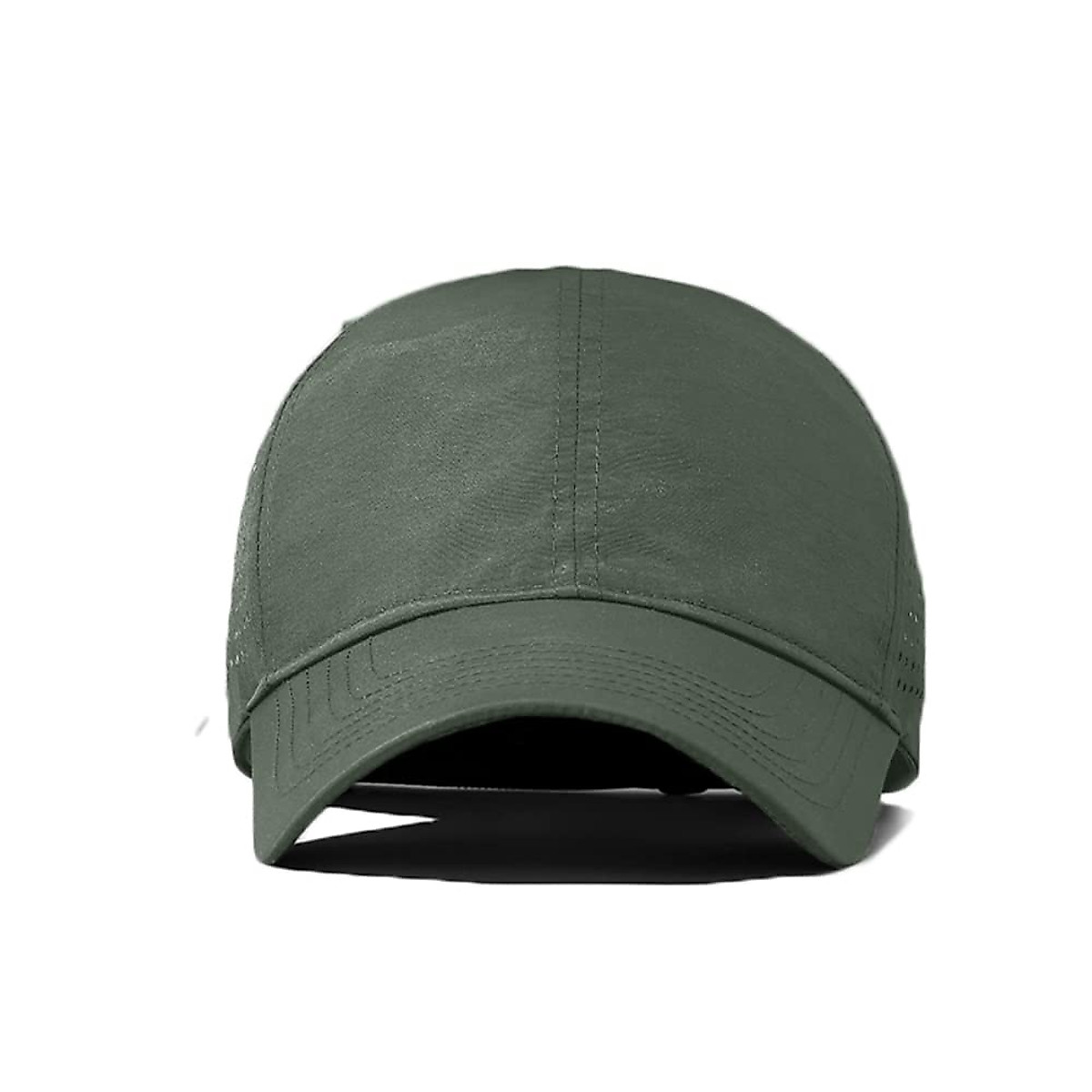 Oversize XXL Baseball Caps,Quick Dry Mesh Sports Hat for Big Heads 22"-25"，Waterproof Lightweight Running Sun Hat. (ArmyGreen)