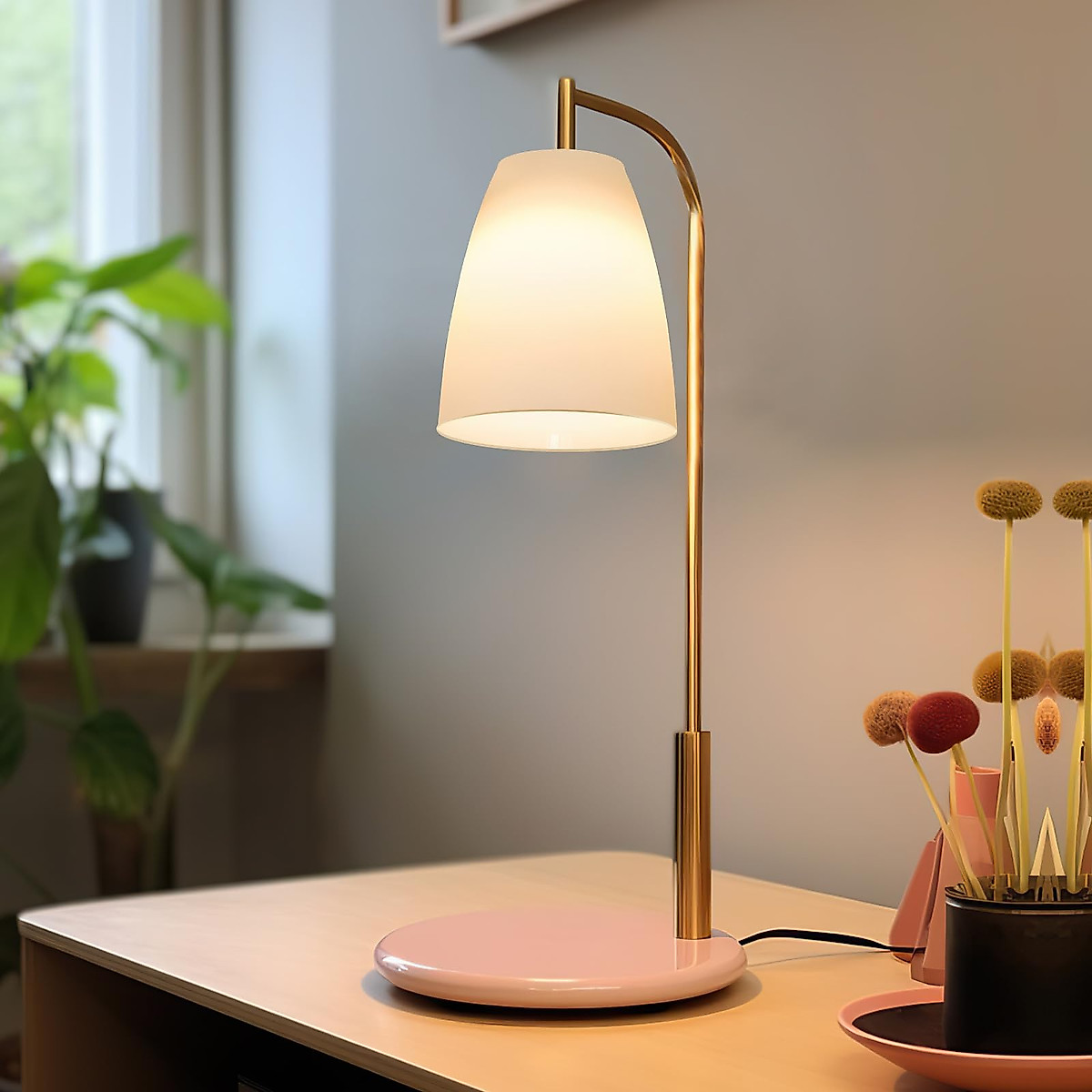 Luxshiny Sconce Shades Lamp Shade Cover 2PCS Plastic Pendant Light Cover Lampshade 11.5X10cm Oval Table Lamps Shades Floor Lamp Shade Replacement for Bedroom Table Living Room E14