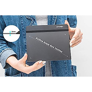 Drawing Tablet XPPen G640 OSU Pad Graphic Drawing Tablet 6X4 Inch Computer Digital Tablet for OSU Game-Rev A(MAX 266 RPS for Game Play) Compatible with Window/Mac