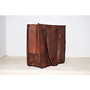 Leather Vintage Gypsy bag Vintage tote bag shoulder bag Women leather top handlebags Leather bags for women