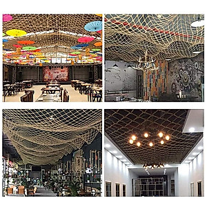 Door & Stair Baby Gates Protective Net Woven Child Pet Cat Safety Net Netting Fence Nylon Anti-Fall Indoor Outdoor Banister Railing Mesh Guard for Balcony Window Stairs (Size : 1 * 1M(3 * 3Ft))