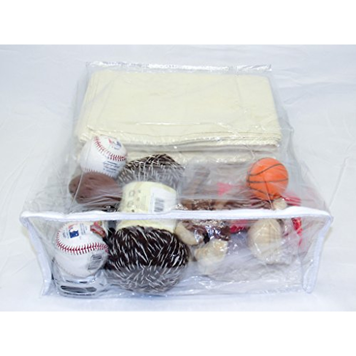 Oreh Homewares Heavy Duty Vinyl Zippered Closet Storage Bags (Clear) for Sweaters, Blankets, Comforters, Bedding Sets and Much More! (15" x 18" x 6") 7 Gallon 2-Pack