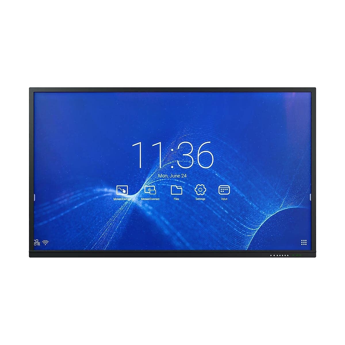 NEC CB Series CB861Q 86" 4K UHD S-IPS Collaborative Touchscreen Display with Built-In SoC and Whiteboarding & Wireless Presenting Software, Built-In Speakers
