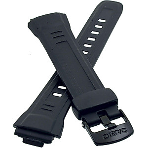 Casio 18mm Black Resin