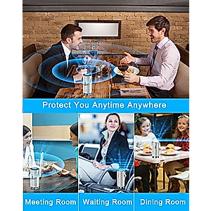 AirKitty Car Air Purifier, 3 in 1 Air Purifiers of UVC Light, Plasma Generator, Aviation Aluminum Enclosure,Siutable for Car, Office, Desktop, Small Room and Travel (Silver)