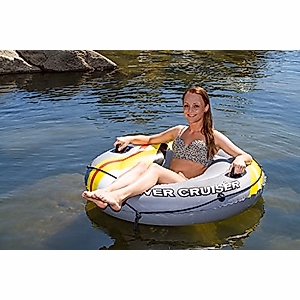 Poolmaster Deluxe Cruiser Inflatable Raft Inner Tube River Float