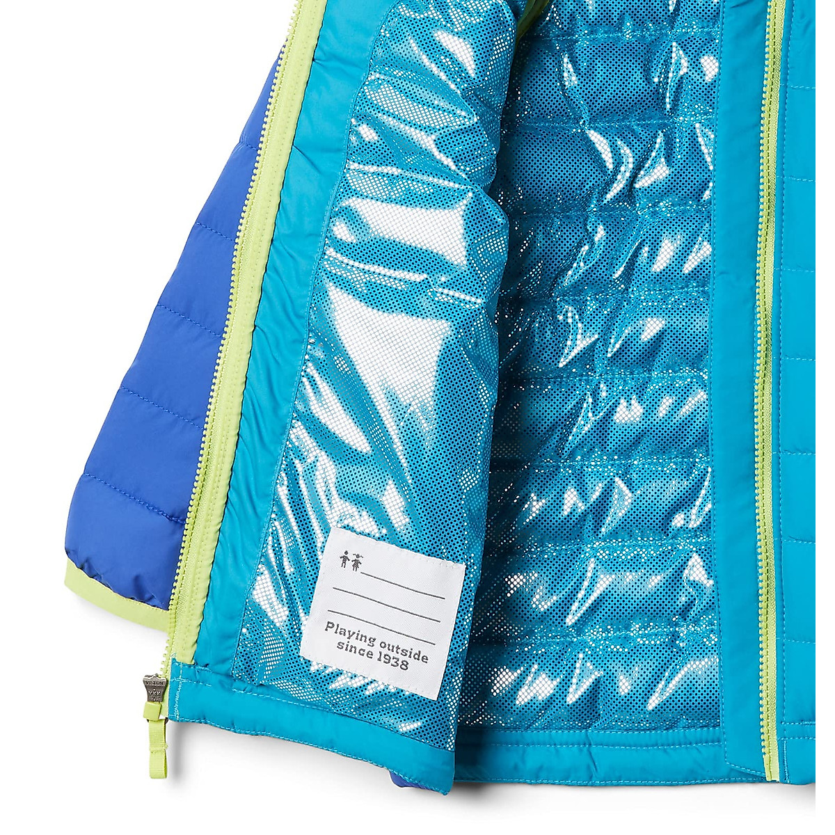 Columbia Powder Lite Girls Hooded Winter Jacket, Water Repellant