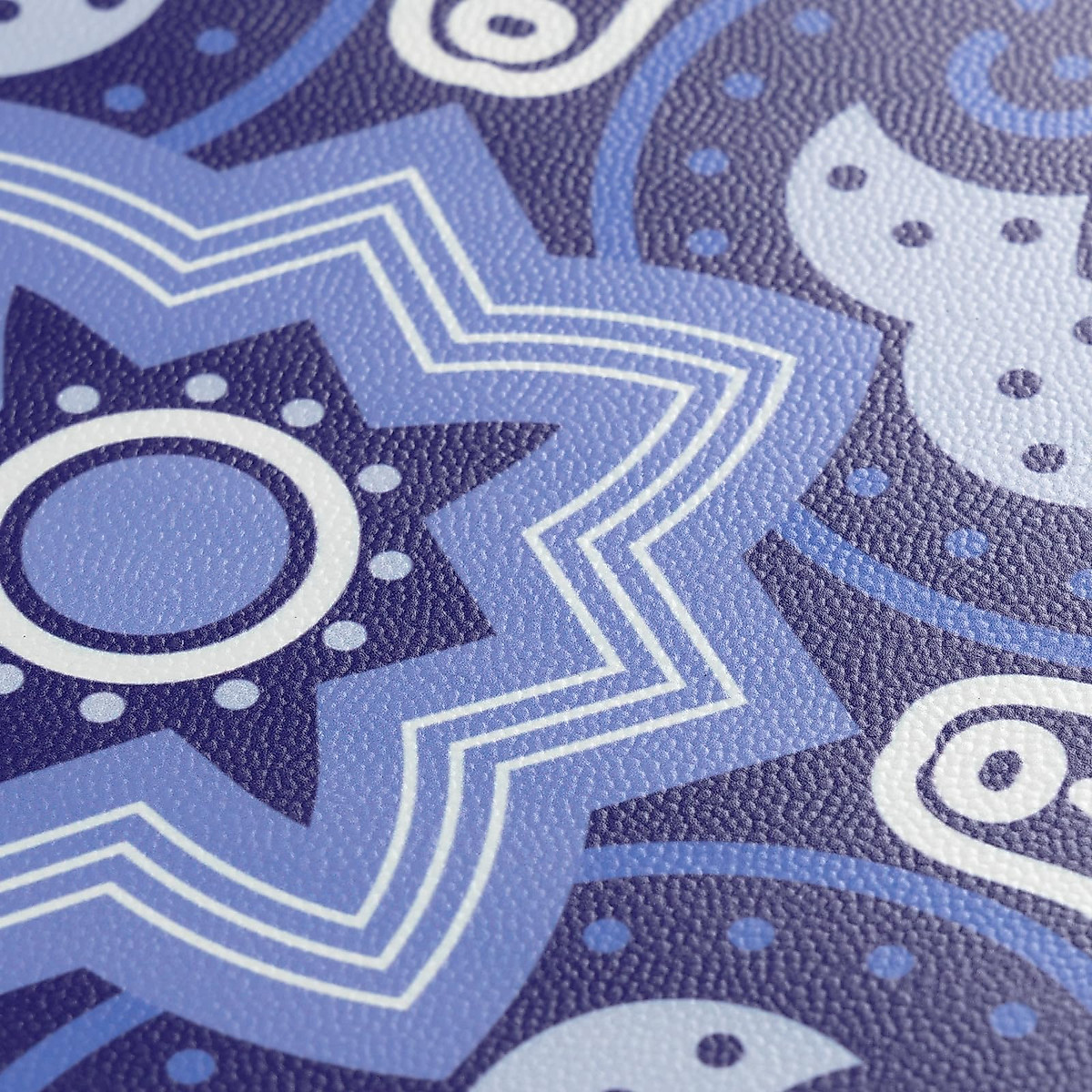 Peel and Stick Floor Tile, Blue Flower Vinyl Flooring, Durable and Waterproof for Update Bathroom Kitchen Basement, 12x12In, 10pc