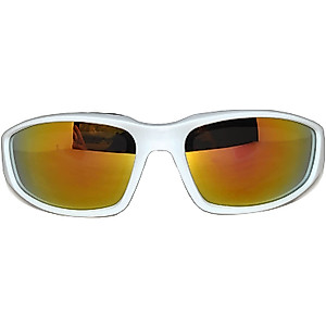 OWL Motorcycle Glasses Men Women Foam Padded White Frame Cycling Riding Glasses UV400 Polycarbonate Motorcycle Goggles