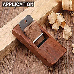 boeray 2pcs Adjustable SpokeShave with Flat Base, 6pcs Metal Blade and 1pcs Portable Woodworking Planes Wood Working Hand Tool Perfect for Wood Craft, Wood Craver, Wood Working