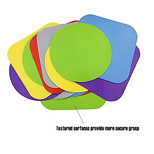 Jar Opener Kit, 5 in 1 Multi Function Can Opener, 4 in 1 Bottle Opener with Non Slip Rubber Jar Gripper Pad for Arthritis Weak Hands