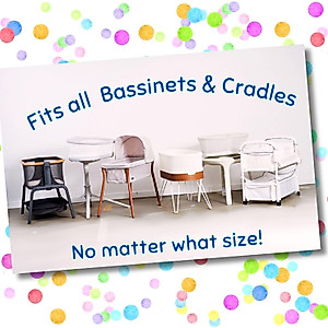 First Essentials Bassinet Cradle Mattress Pad (Rectangle, 12X26) for Newborn Comfort Breathable Easy Clean Hypoallergenic Waterproof Made in USA