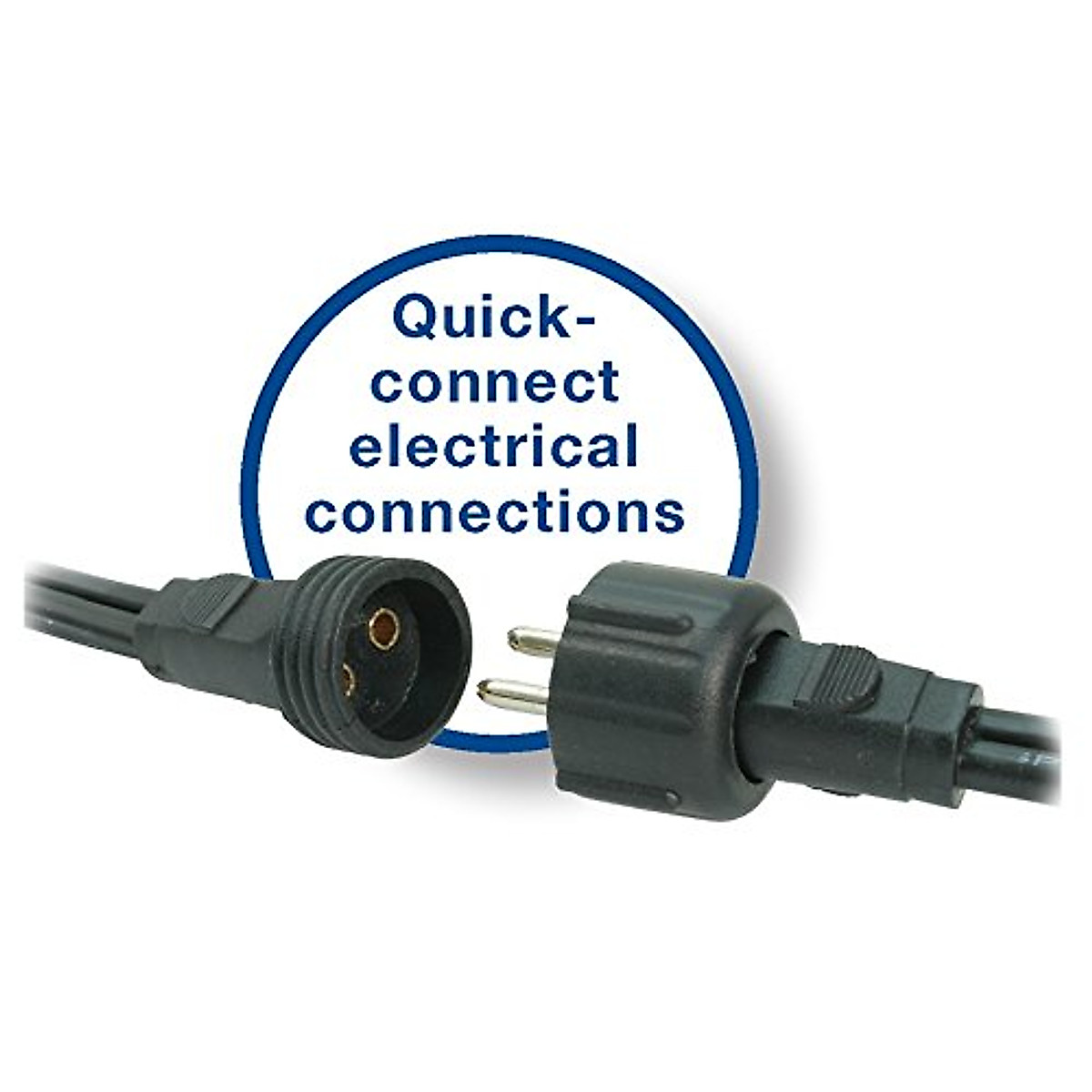 Aquascape 98485 Plug-in Garden, Pond, and Fountain Lighting 12V Quick-Connect Transformer, 20-Watt, Black