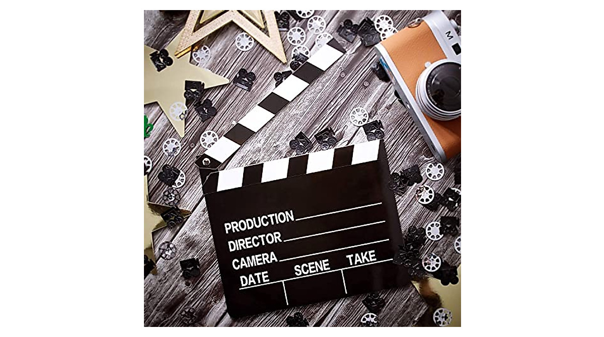 10 Pcs Writable Movie Clap Boards for Film & Photo Props