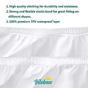 Changing Pad Cover Waterproof, 100% Organic Cotton Changing Pad Sheets, 2 Pack Diaper Changing Table Cover, Ultra Soft Cradle Sheets for Baby Boys and Girls, Breathable & Smooth