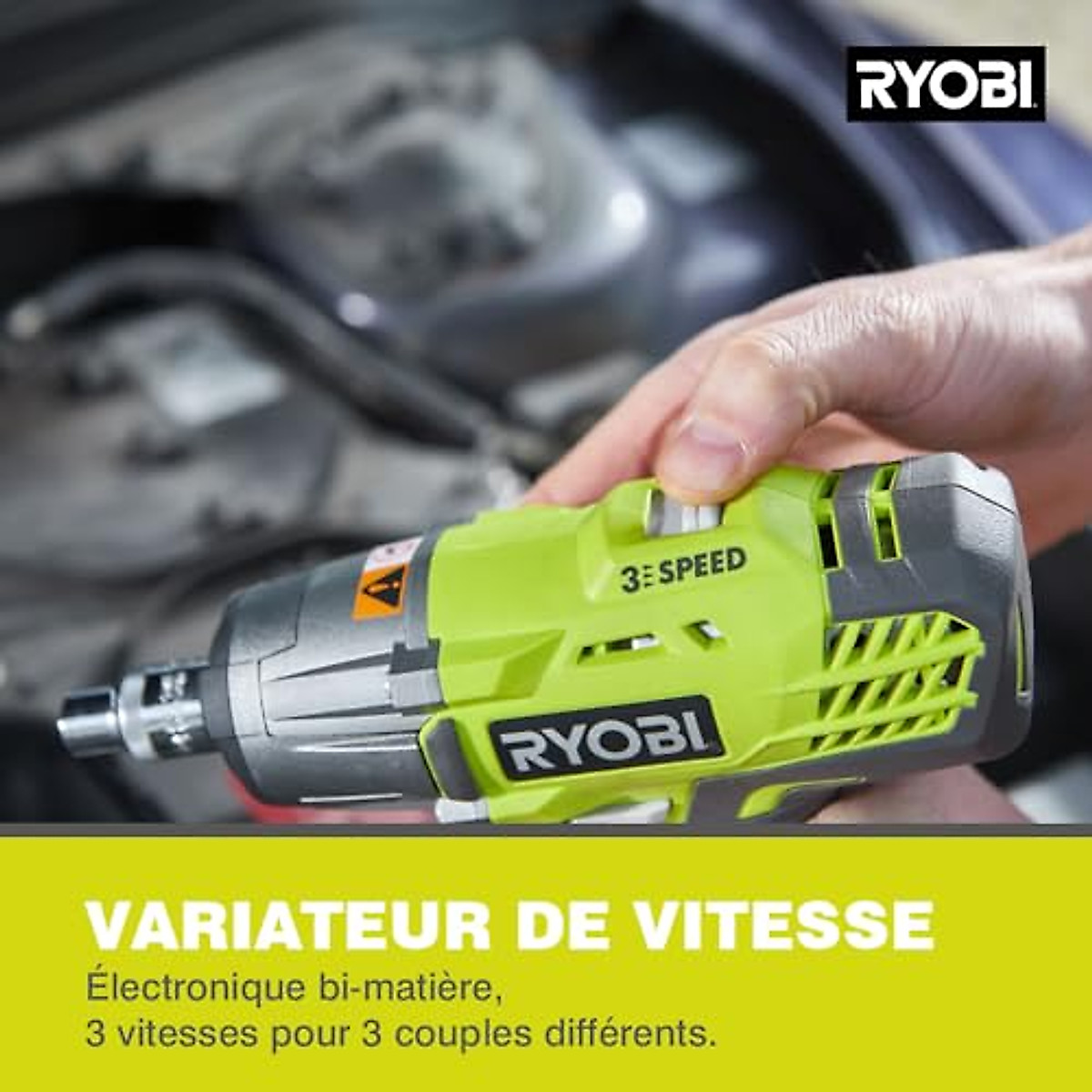 RYOBI R18IW3-0 18V ONE+ Cordless 3-Speed Impact Wrench (Body Only)