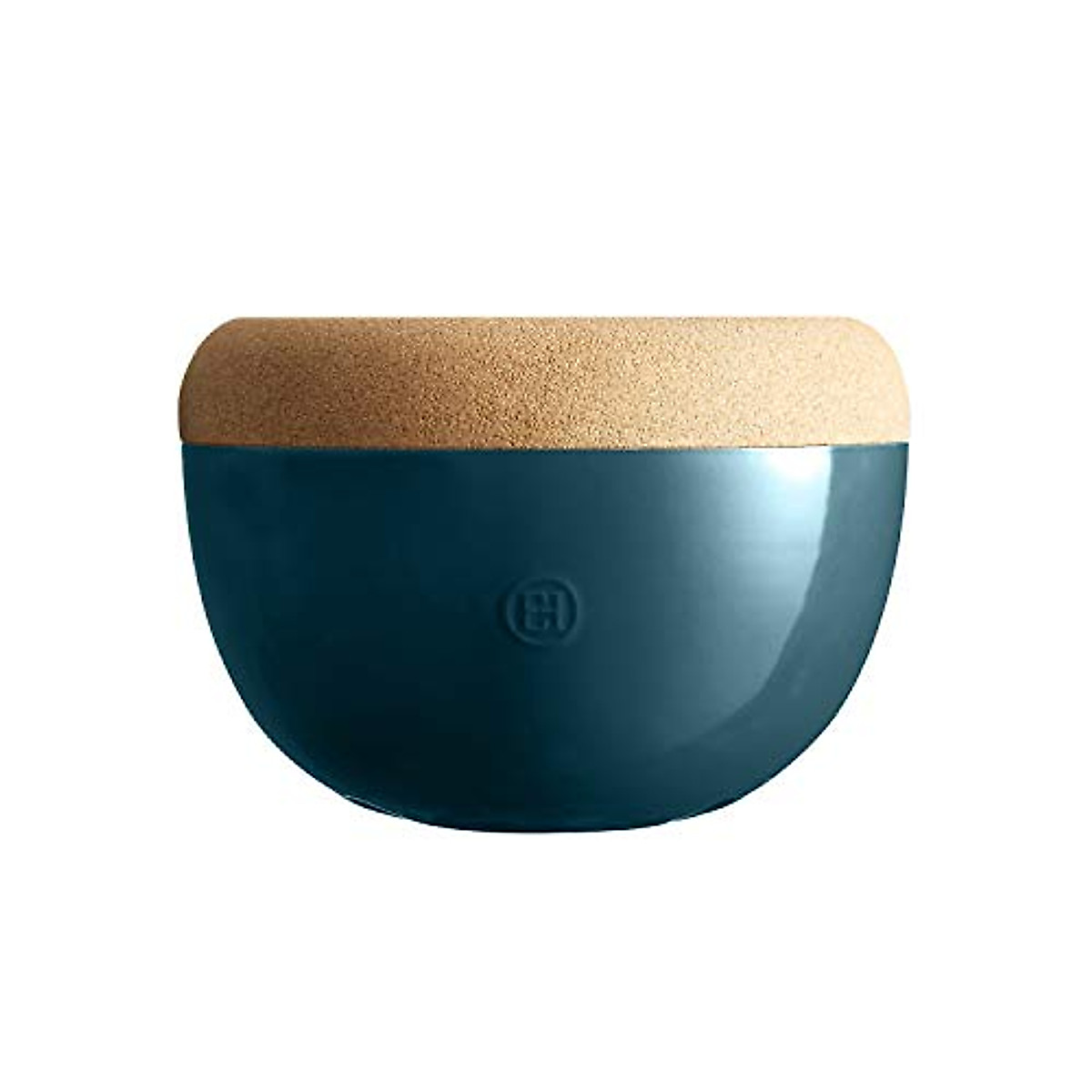 Emile Henry Ceramic Deep Food Storage Bowl, 10.6 x 7.3in, Blue Flame