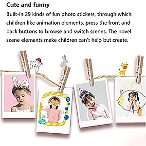 LINXHE Kids Camera, 3.0 inch Touch Screen 20.0 MP HD 1080P Video Digital Camera for Kids Christmas Birthday Gift for Toddlers Boys Girls (Color : Blue)