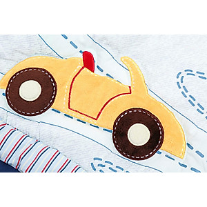 My Little Town 4-Piece Nursery Crib Bedding Set for Newborn Baby Infant