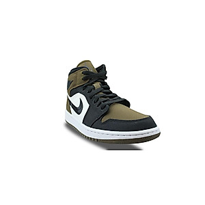 Nike Jordan Womens WMNS Air 1 Mid SE DV0427 301 Olive Toe - Size 8.5W Light Olive/Sail/White/Black