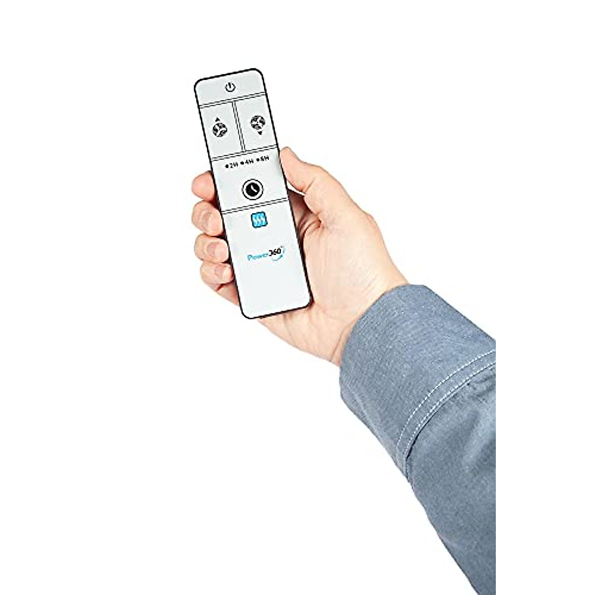 Fcp Power 360 Super Fan Cost Effective, Portable Design - Silver/Black with Remote Control