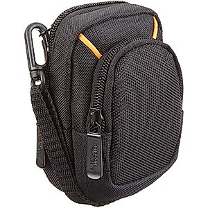 Amazon Basics Medium Point and Shoot Camera Case - 5 x 3 x 2 Inches, Black