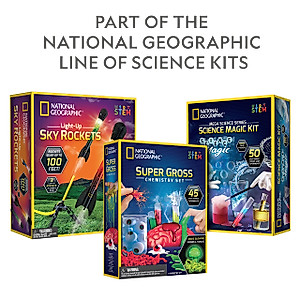 NATIONAL GEOGRAPHIC Magic Kit - 45 Magic Tricks for Kids to Perform with Step-by-Step Video Instructions for Each Trick Provided by a Professional Magician, Toys for Boys and Girls