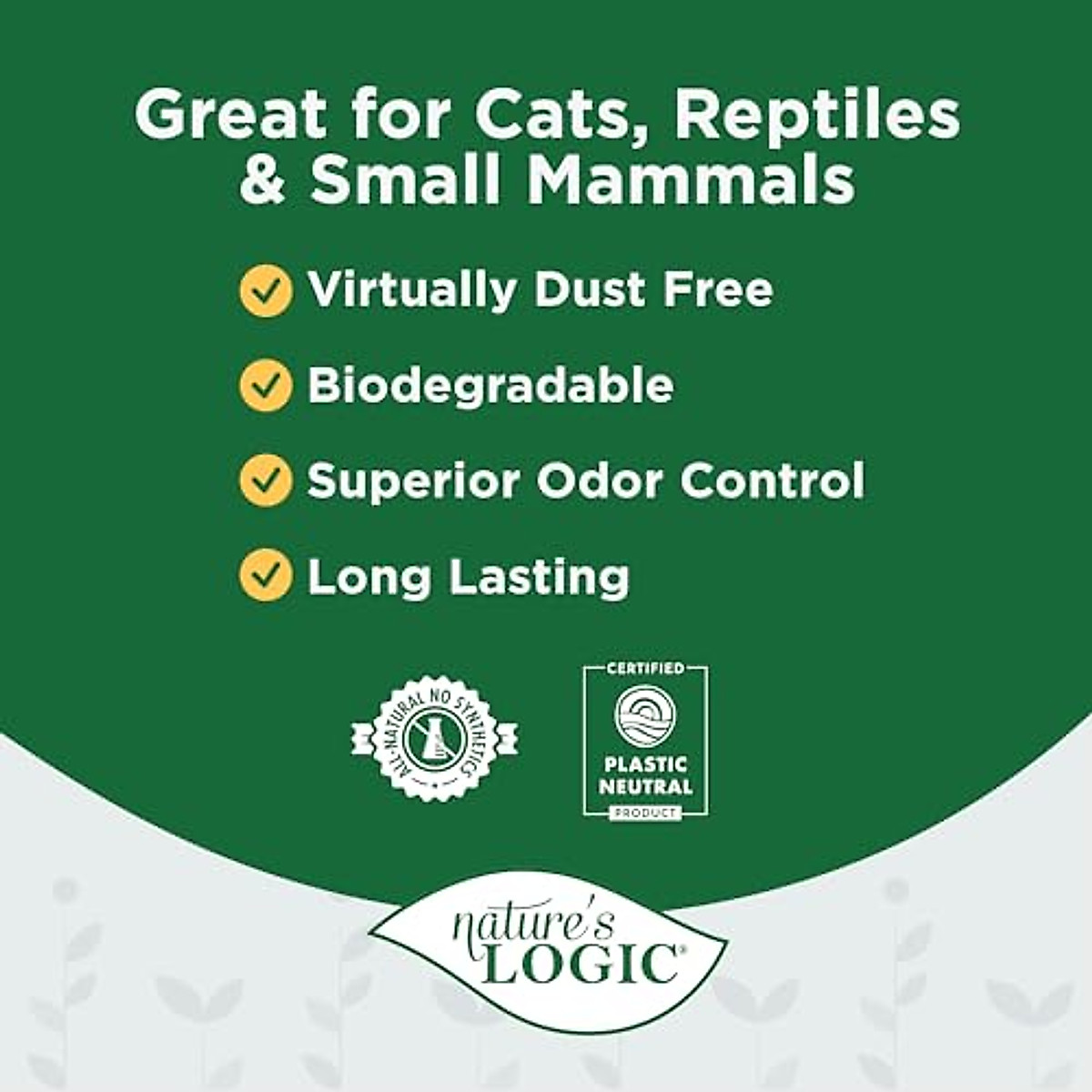 Nature's Logic All-Natural Cat Litter, 24Lb