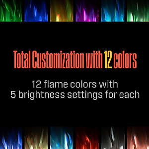 Westinghouse 28 Inch Electric Fireplace Heater, Compatible with Alexa & Google Home, in-Wall Recessed Fireplace Insert, 24 Hour Timer, Color Changing Flames, 750W/1500W Indoor Heater