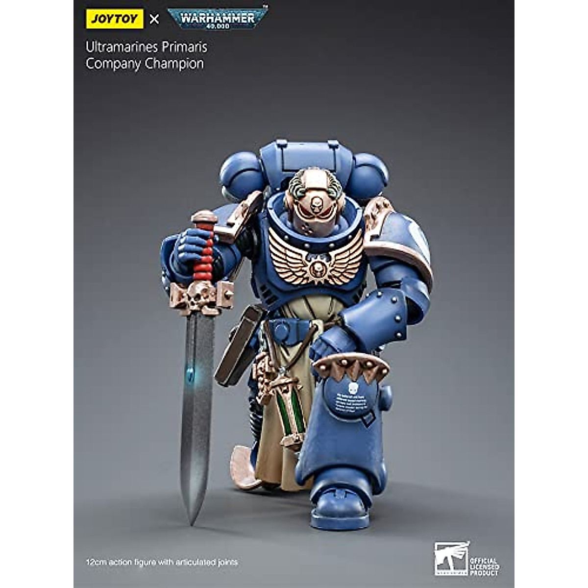 JOYTOY Warhammer 40K 1/18 Action Figure Ultramarines Primaris Company Champion Joy Toy Models