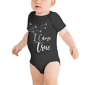 QLIPIN Mom and Me Matching Shirt Mama and Baby Matching Outfits Dandelion Print Tshirt I Made A Wish I Came True Baby Mother Family Outfit Set