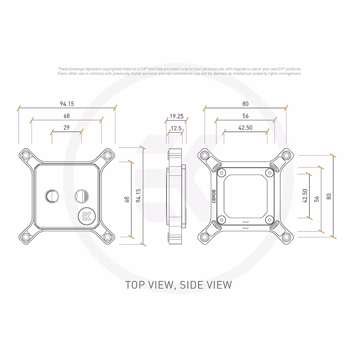 EK Water Blocks EK-Quantum Magnitude D-RGB 20XX Wasserkühler - Nickel + Acrylic