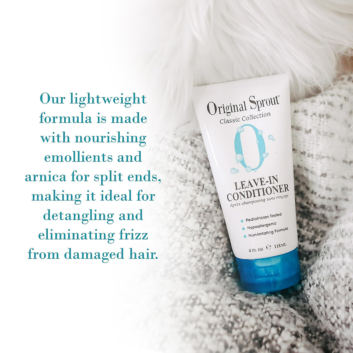 Original Sprout Leave-In Conditioner and Pre-Swim Treatment for All Hair Types, 4 oz. Bottle