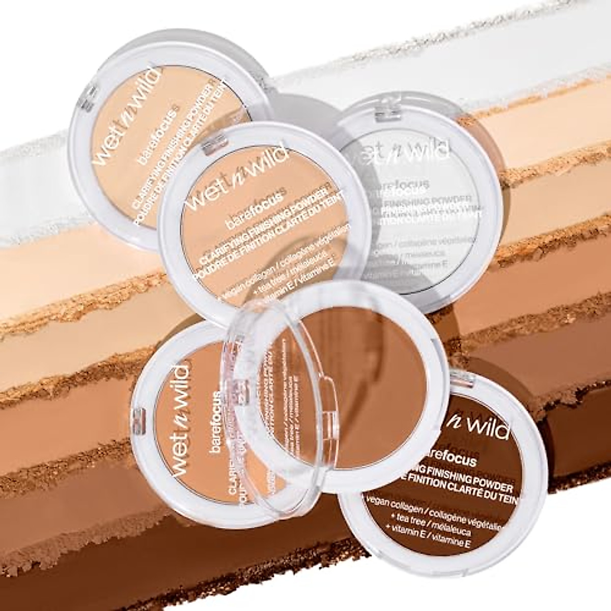 wet n wild Bare Focus Clarifying Finishing Powder | Matte | Pressed Setting Powder Light-Medium