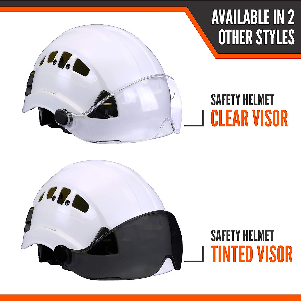 Malta Dynamics Fall Protection Safety Helmet for Construction, with Air Vents and Adjustable Head Band, Lightweight Work Helmet for Safety and Protection