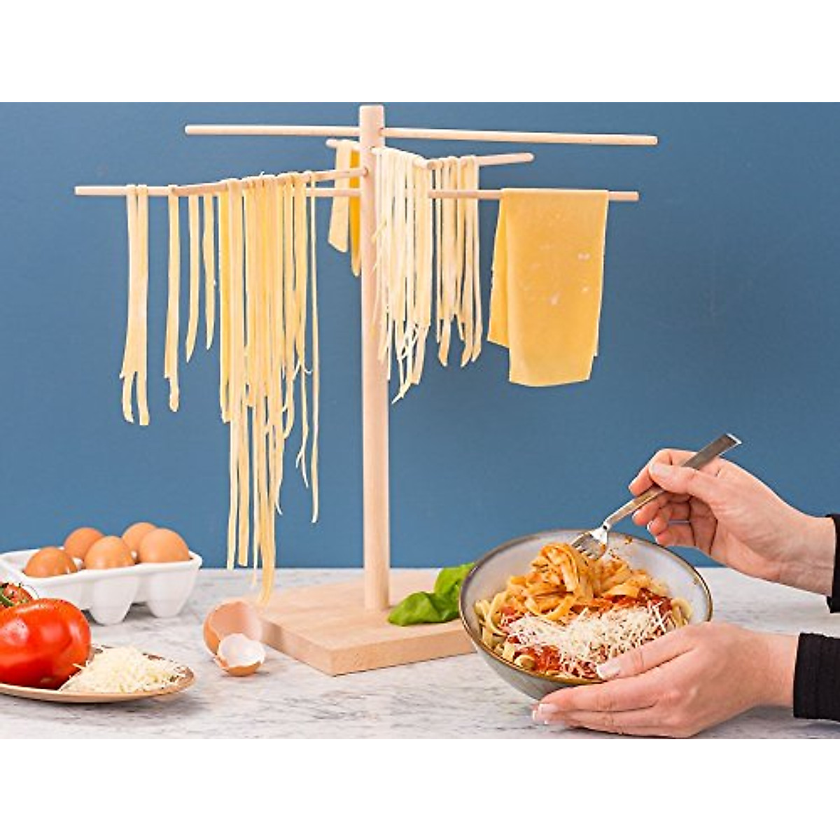 Bellemain Large Wood Pasta Drying Rack
