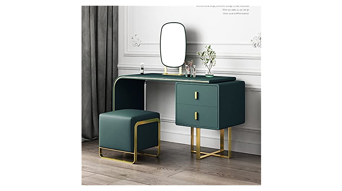 Scandinavian Solid Wood Dressing Table for Versatile Use