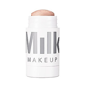 MILK Makeup Mini Highlighter Stick - Hydrating Pigmented Cream, Radiant - Vegan - 0.21 Oz (LIT - Champagne Pearl)