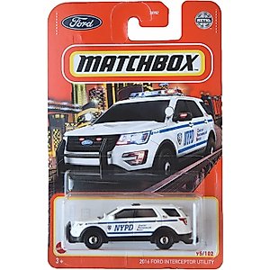 Hot Wheels Matchbox 2016 Ford Interceptor Utility - White 95/102