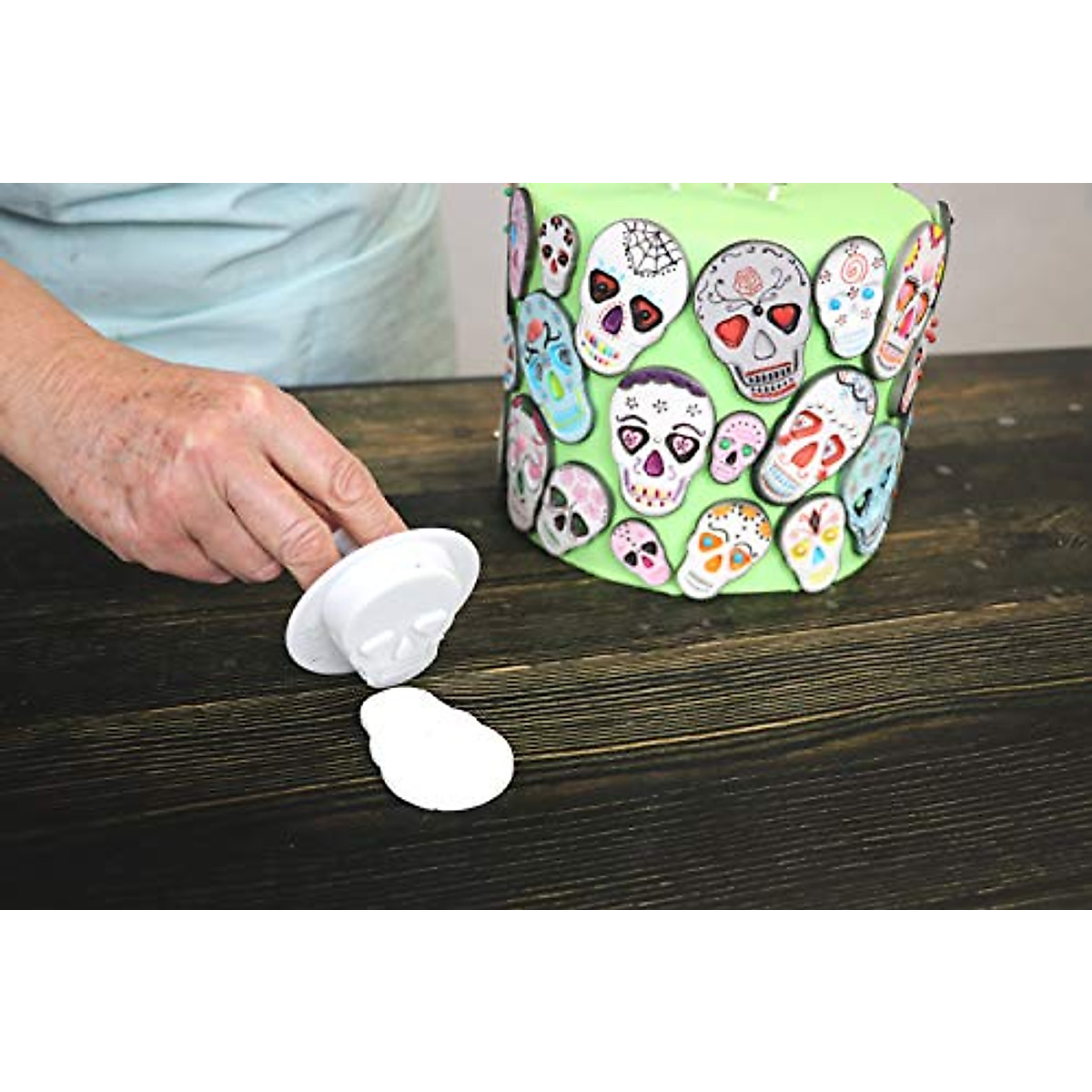 PME SKU202 Novelty Plunger Cutters-Skull Set of 3