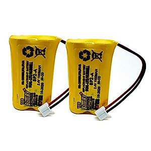 2PC Dual-LITE BP2-A Ni-CD 2.4v 1100mAh CSXWREB3 HUBBEL Battery BP2A BP2-0A 0BP2-0A Battery Pack Replacement for Exit Sign Emergency Light