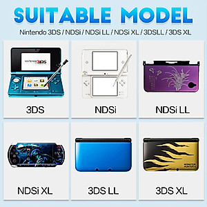 RUTICH USB Charger Power Cable for Nintendo 3DS/DSI/DSIXL - 3 Pack