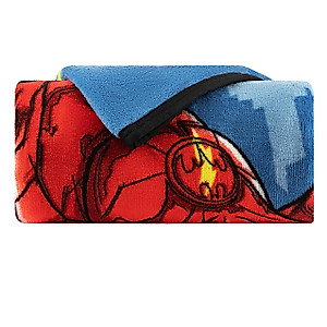 Franco WB The Flash Movie Kids Bedding Super Soft Micro Raschel Throw, 46 in x 60 in, (Official Licensed Product)